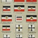 1895 Antique Lithograph of GERMAN HISTORIC FLAGS. Flags of German ...