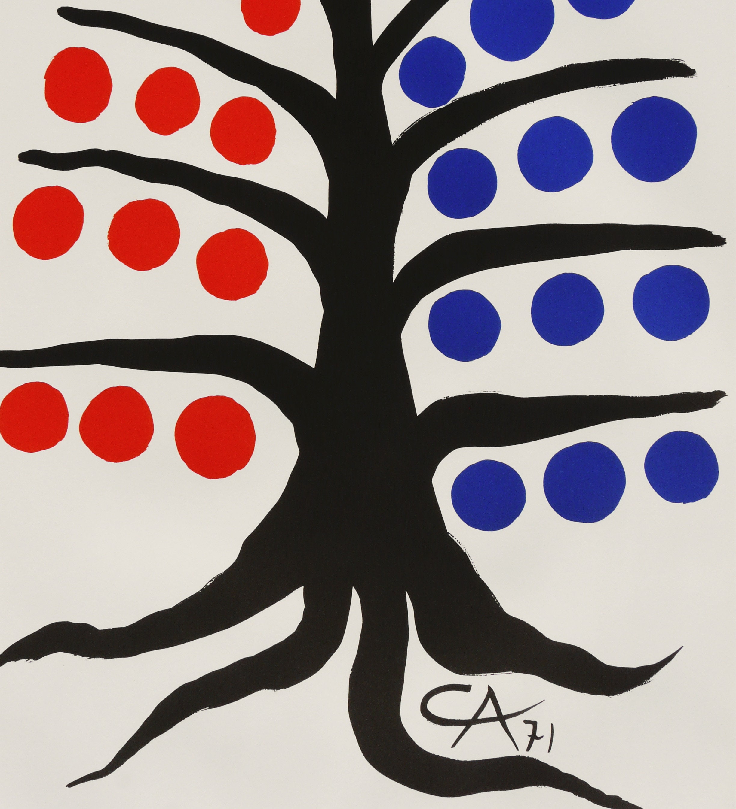 ALEXANDER CALDER, Original Lithographic Exhibition Poster for Galerie ...