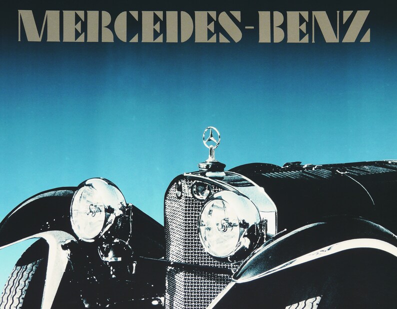MERCEDES BENZ, Exhibition Poster for Musée De L' Automobiliste ...