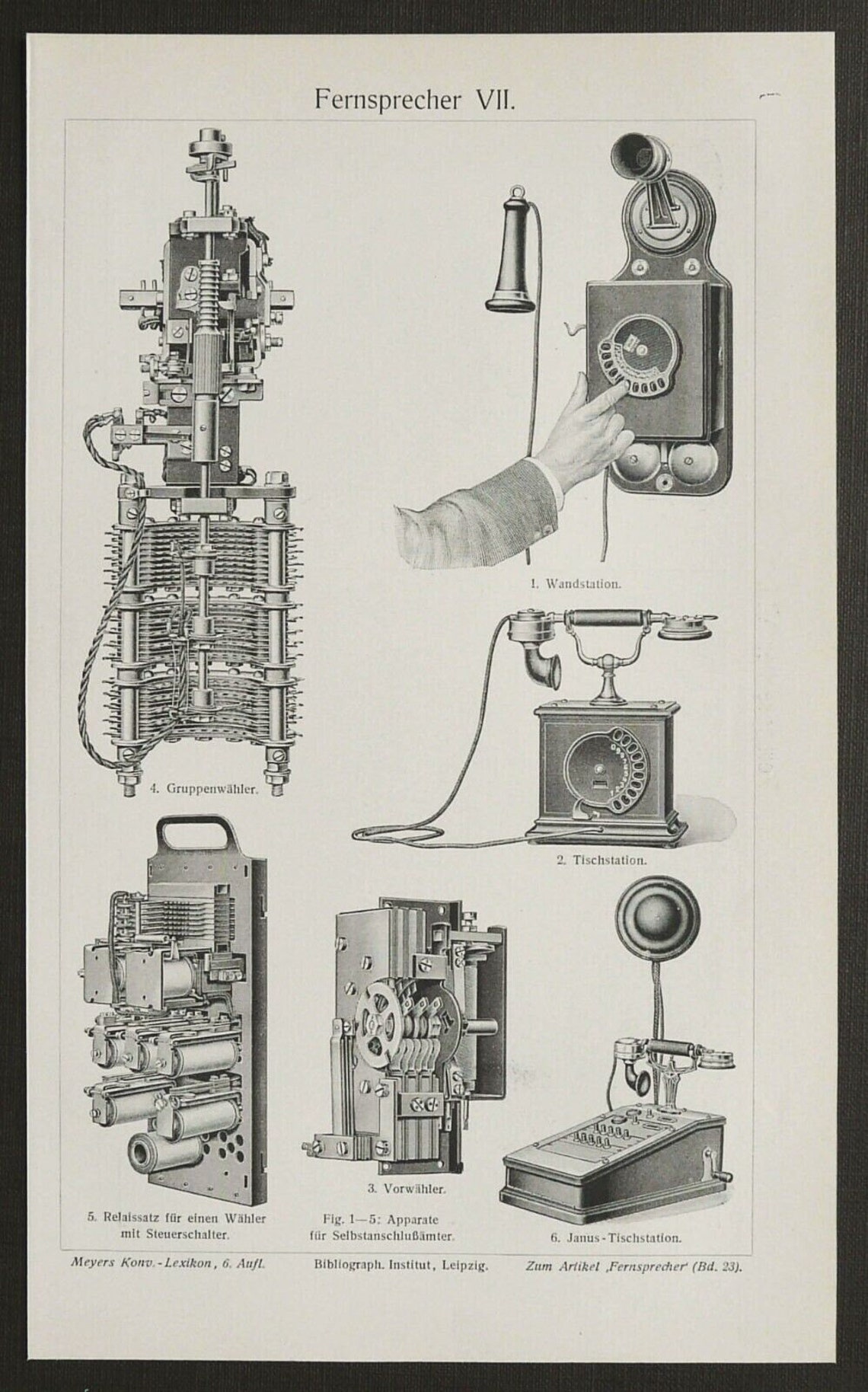 1900 Antique Print of ANCIENT TELEPHONES. PHONES. Telecomunications ...