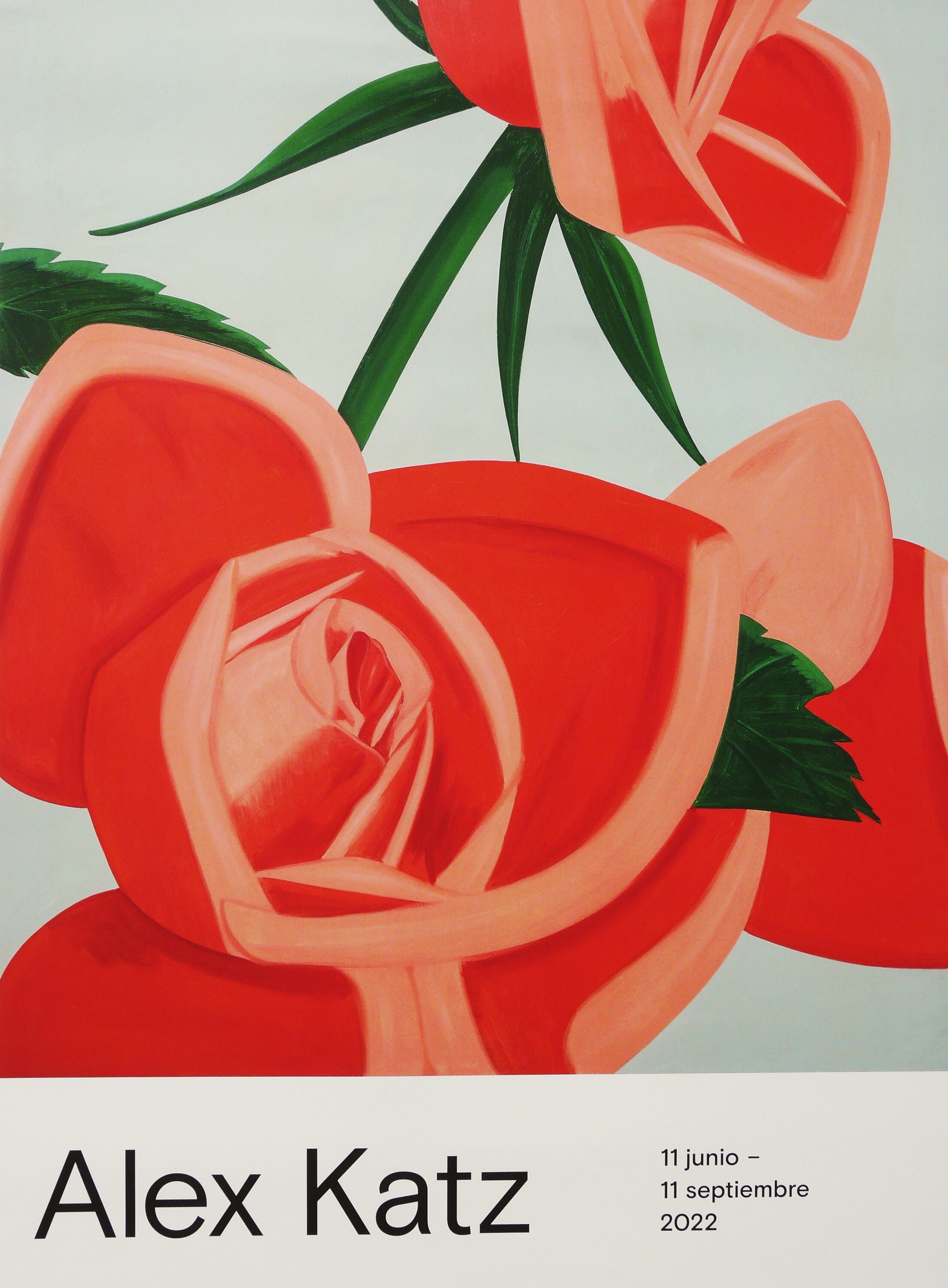 ALEX KATZ: rose Bud. Original Exhibition Poster - Etsy