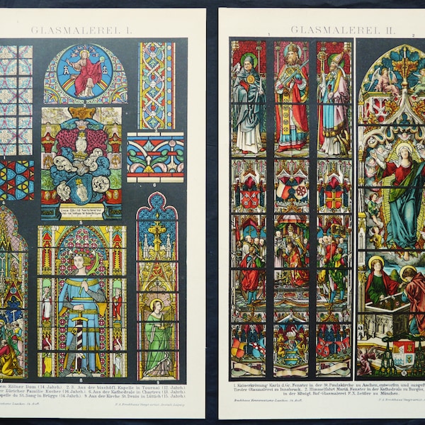 Stained Glass Window Prints - Etsy
