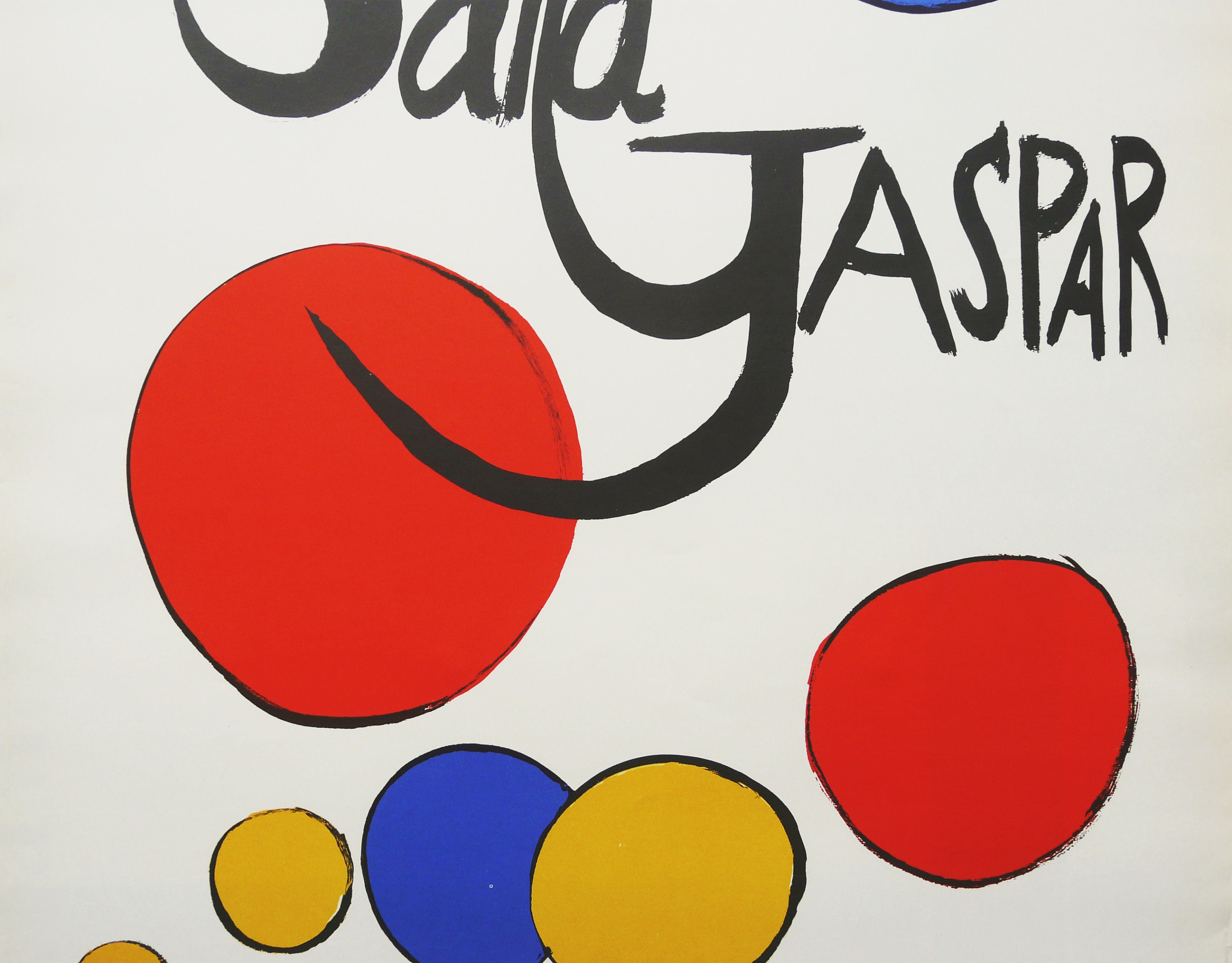 ALEXANDER CALDER, Original Lithographic Exhibition Poster for Sala ... ALEXANDER CALDER, Original Lithographic Exhibition Poster for Sala ...
