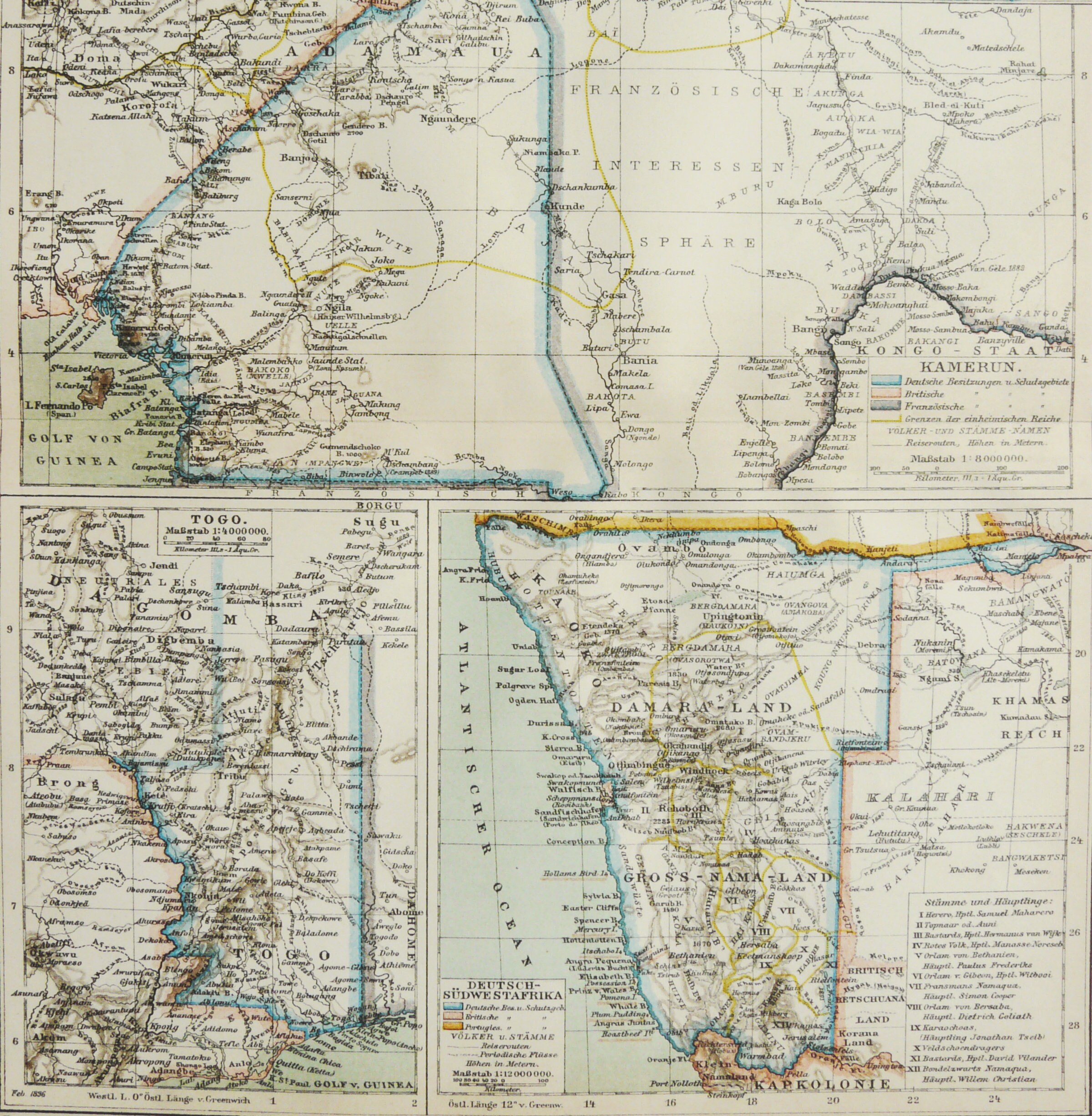 African colonies of germany