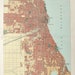 1900 Antique Large City Map of CHICAGO. 126 Years Old Chart - Etsy