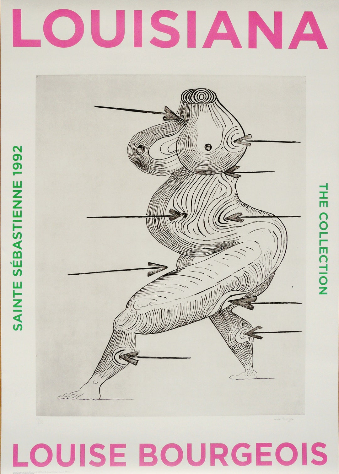 LOUISE BOURGEOIS Original Exhibition Poster for Louisiana - Etsy