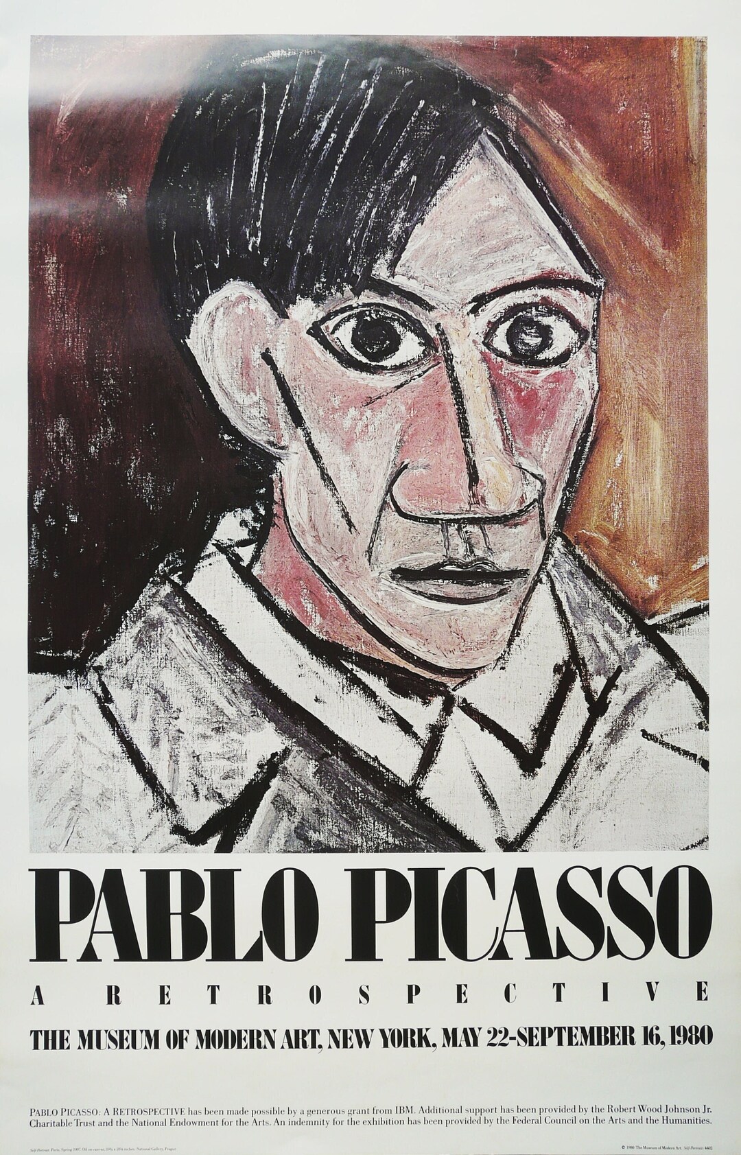 PABLO PICASSO, Original Exhibition Poster for the Museum of Modern Art ...