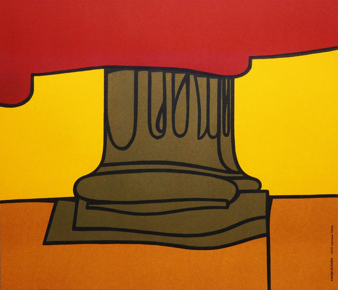 VALERIO ADAMI, Original Lithographic Exhibition Poster for Palais Des ...