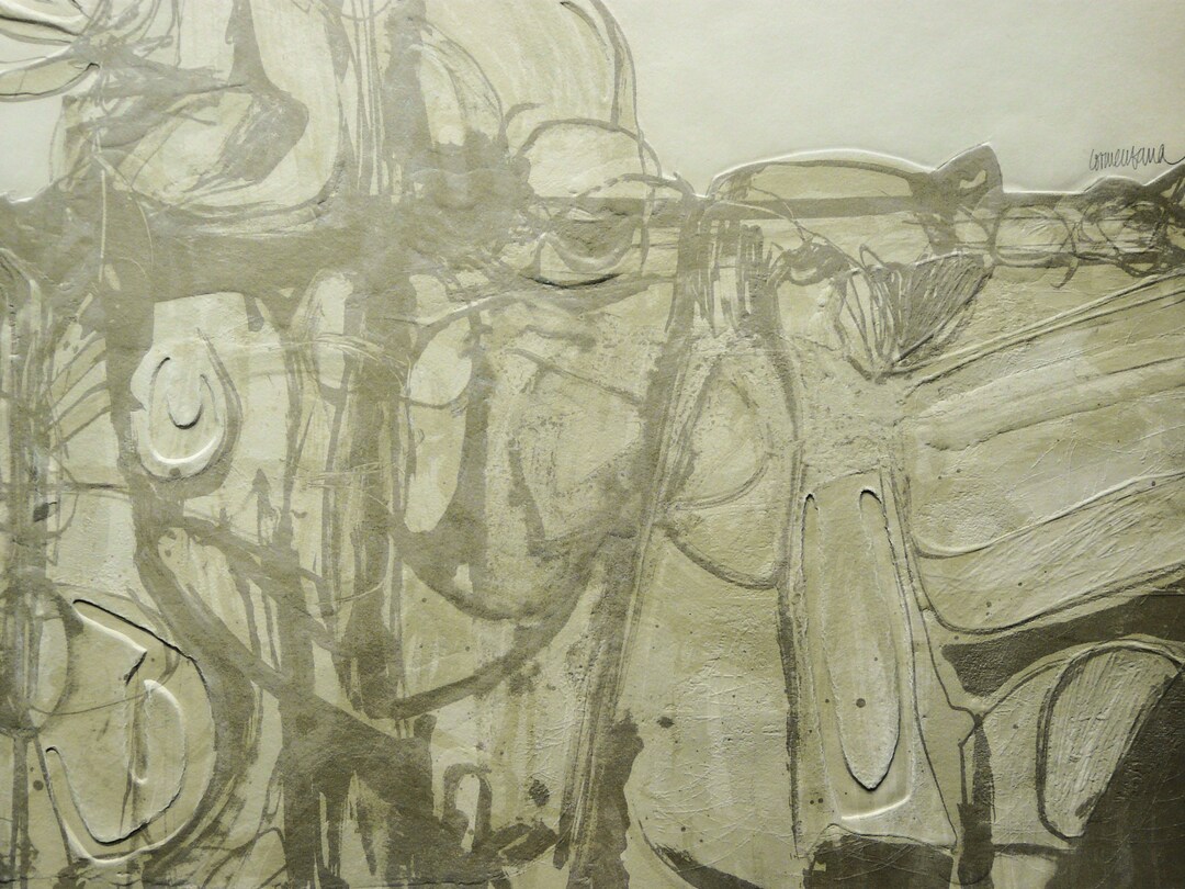 ENRIC CORMENZANA. Original Embossed Lithograph. Signed in Pencil by the ...