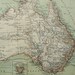 1890 Antique Map of AUSTRALIA. 133 Years Old Chart. - Etsy