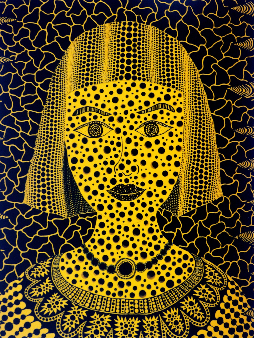 YAYOI KUSAMA, Original Exhibition Mini Poster. Pop Art. Feminist Art ...