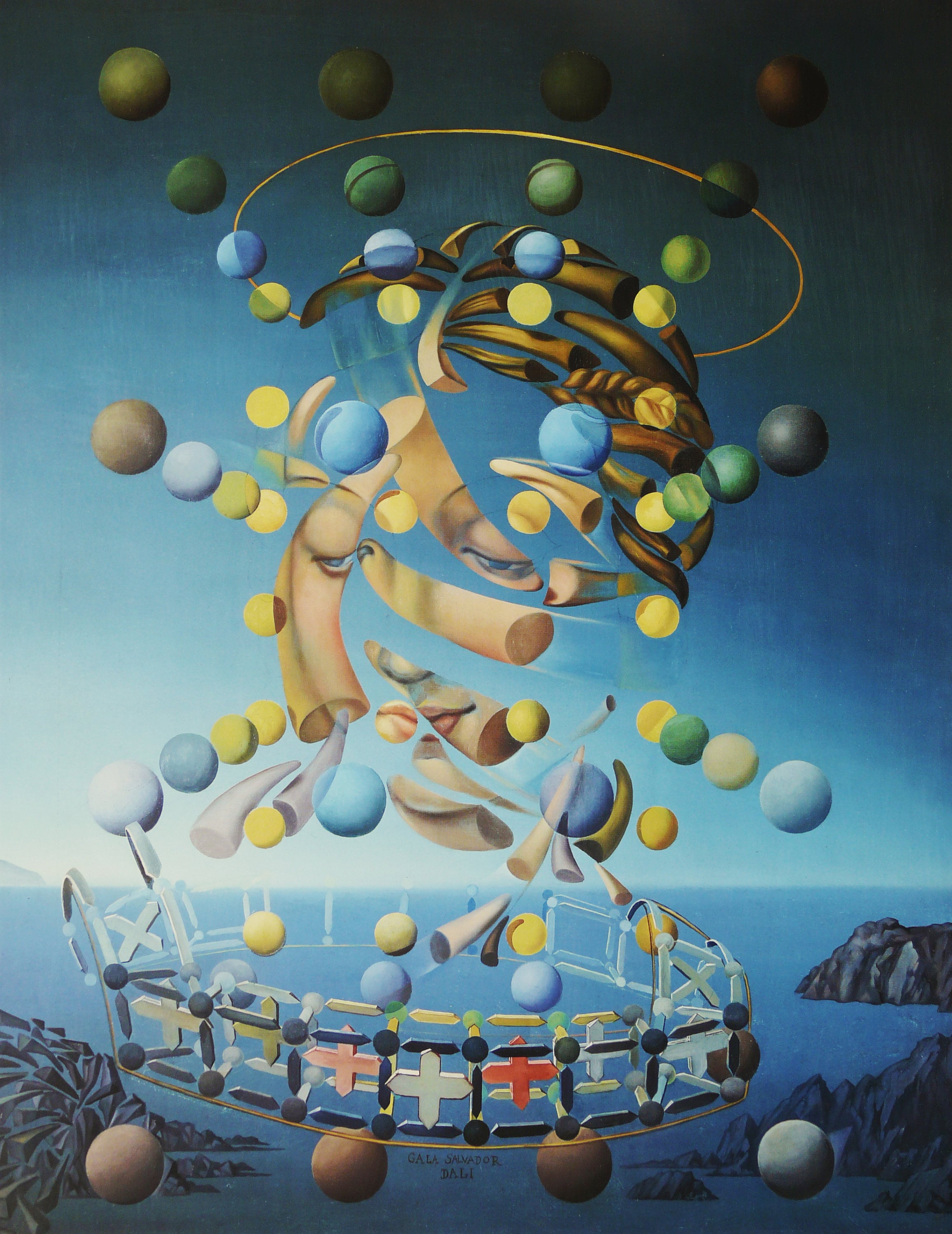 SALVADOR DALÍ. Exhibition Poster for Museo Thyseen-bornemisza ...