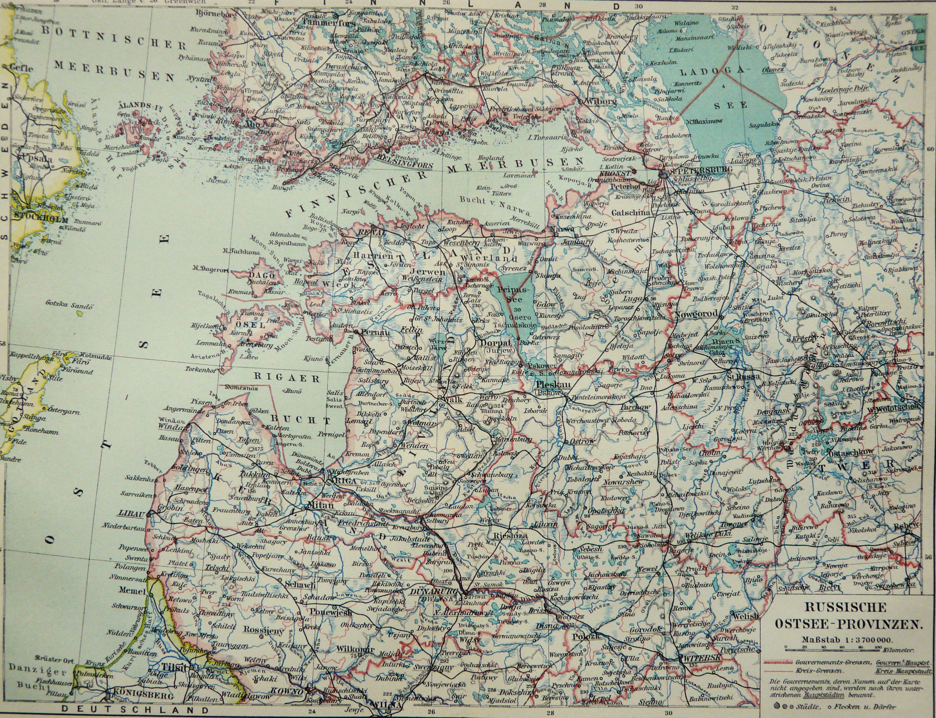 Baltic Nations Map