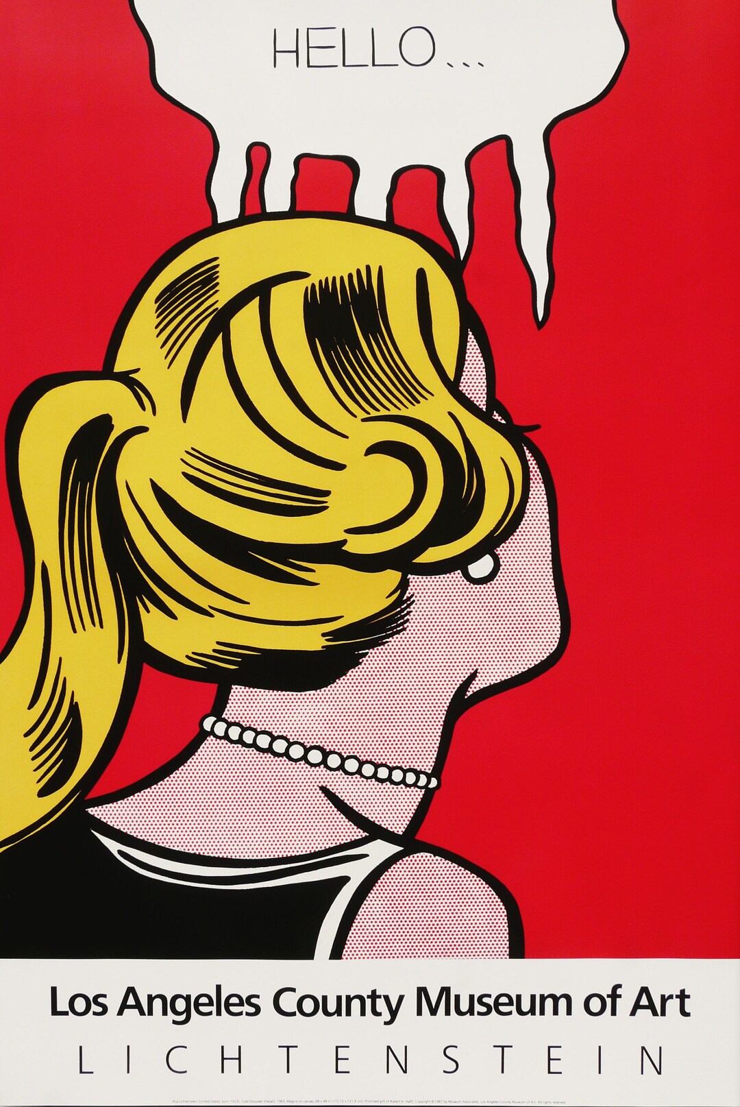 ROY LICHTENSTEIN: cold Shoulder Original - Etsy