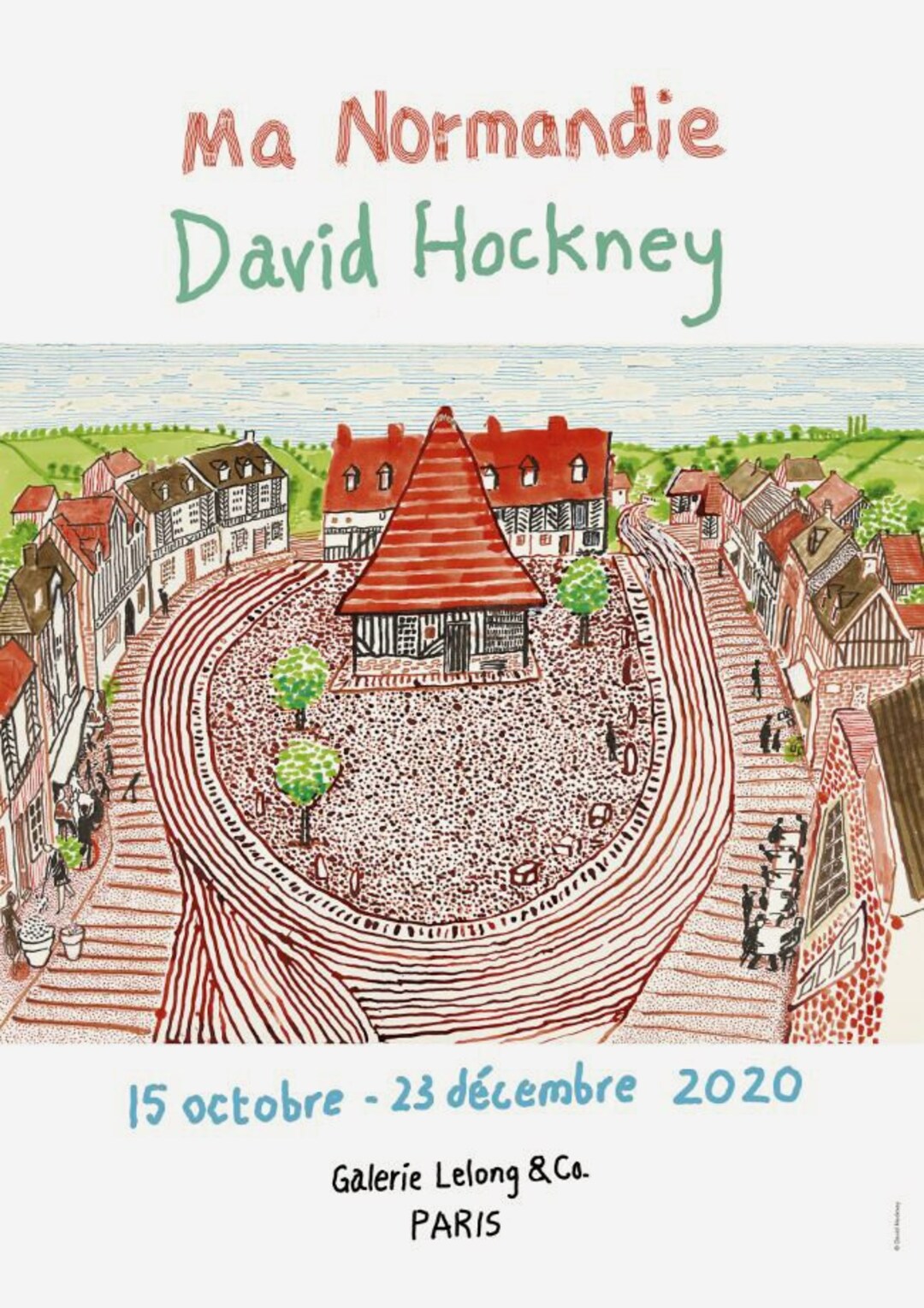 DAVID HOCKNEY: "ma Normandie", Original Exhibition Poster for Galerie ...
