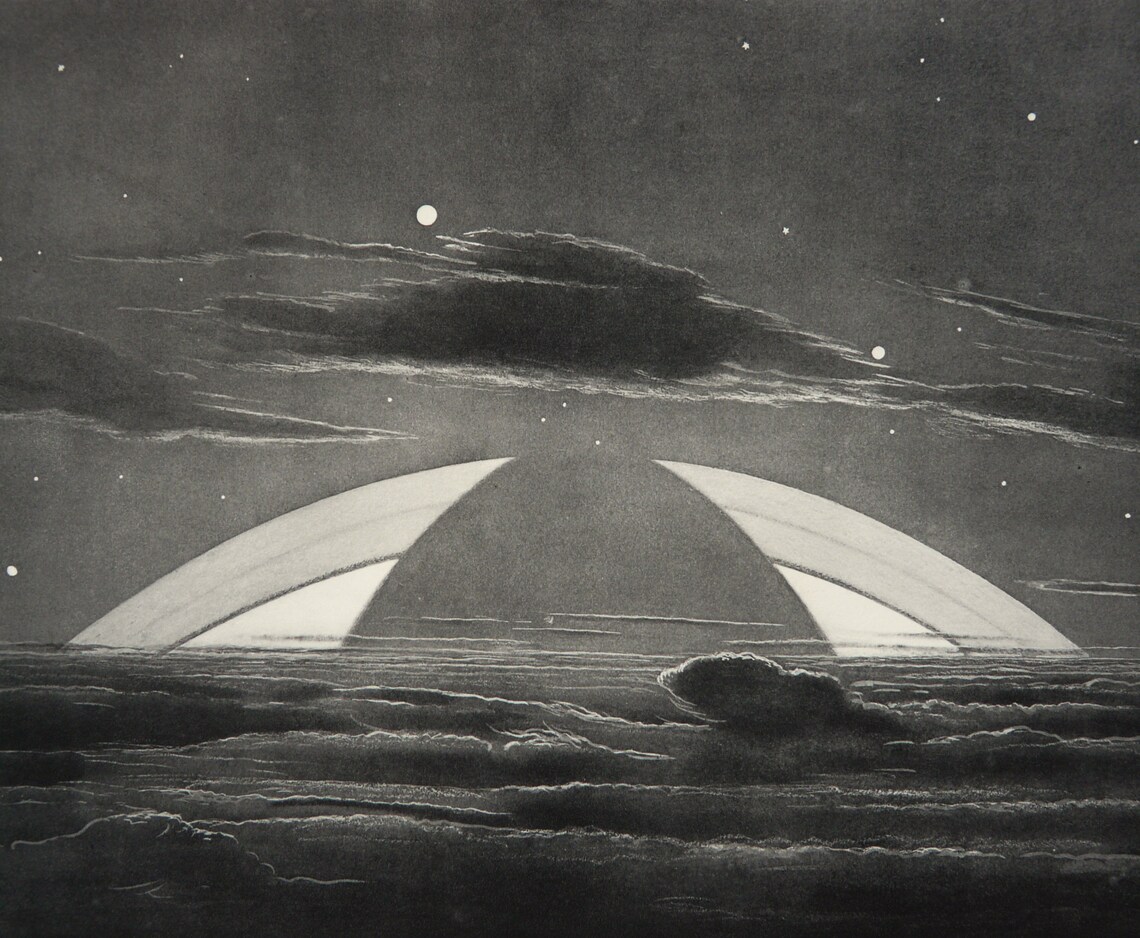 1937 Vintage Celestial Print of ASTRONOMY: RINGS of SATURN. - Etsy