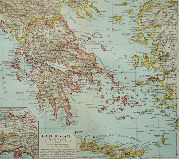 Ancient Aegean Sea Map