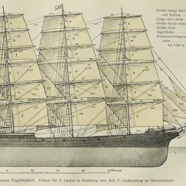 Old Sailing Ship Print - Etsy