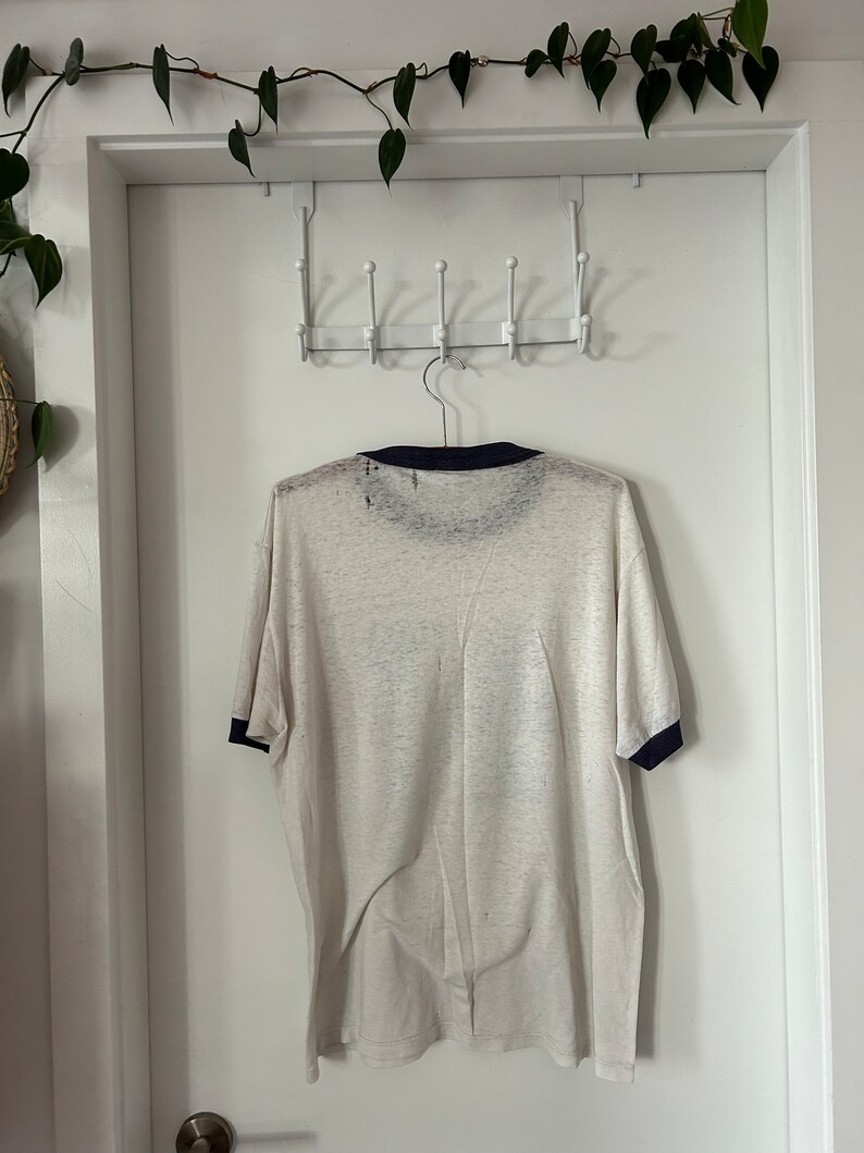 Vintage 1980's Threadbare US Navy Ringer T-shirt - Etsy