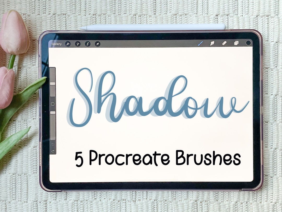 Shadow Procreate Brushes | Lettering Brush | Procreate Brushes ...