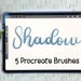 Shadow Procreate Brushes | Lettering Brush | Procreate Brushes ...