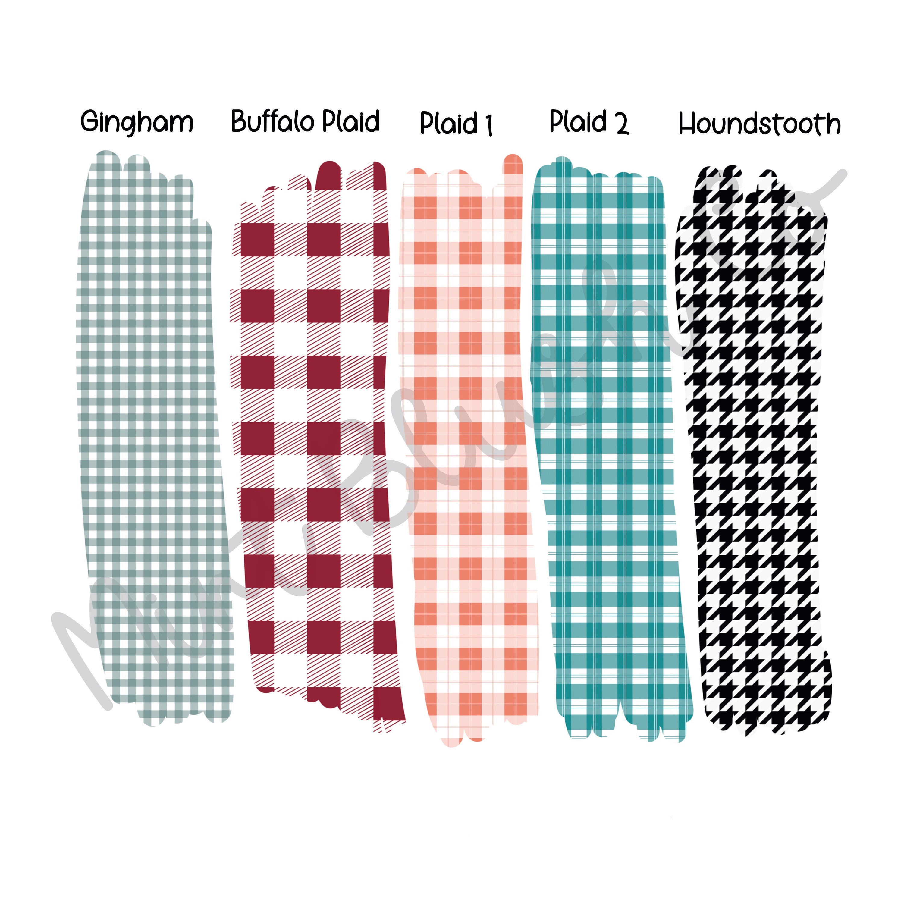 Plaid Procreate Brushes | Plaid Pattern Brush | Lettering Procreate ...