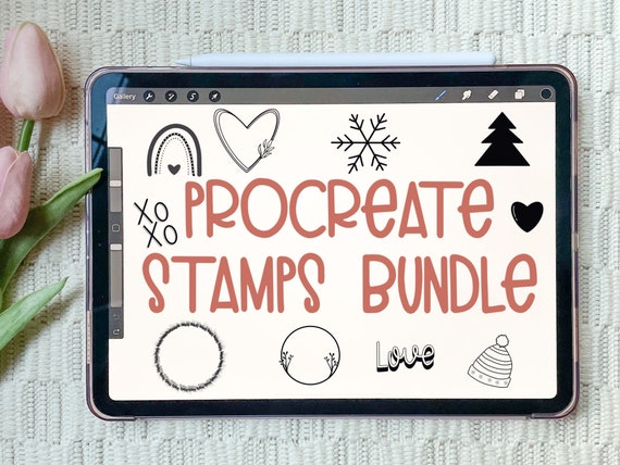 Procreate Stamps Bundle Procreate Stamps Brush Heart | Etsy