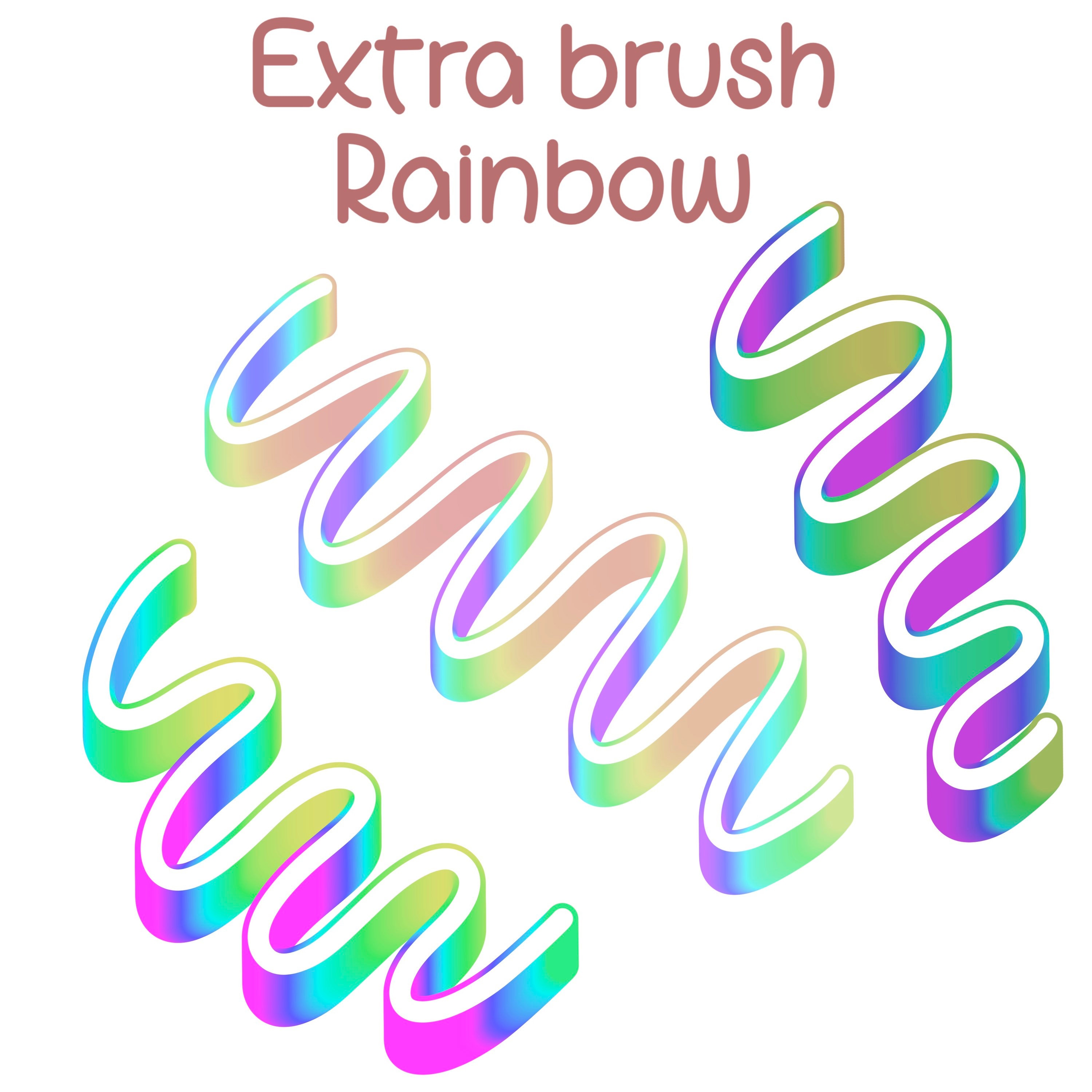 3D Outline Procreate Brush | Lettering Brush | Procreate Brushes ...