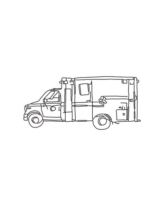Ambulance Drawing