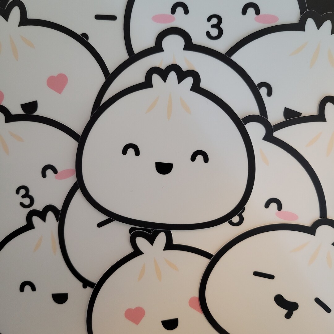 Dumpling Emoji Stickers - Etsy