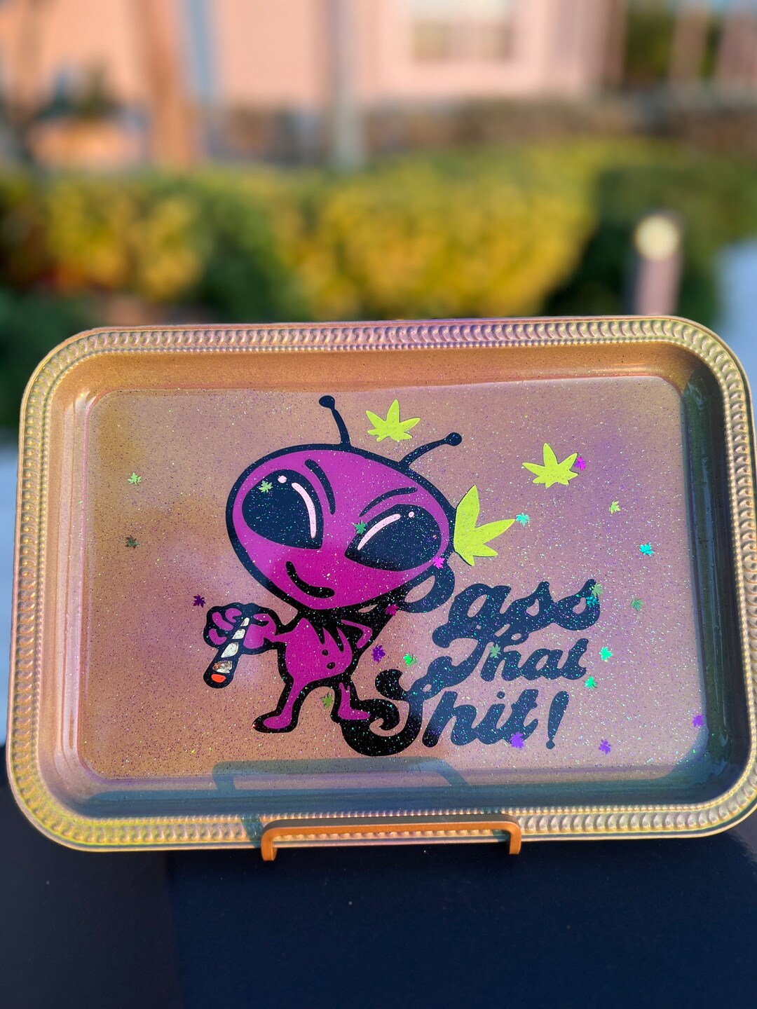 Alien 420 Rolling Tray - Etsy