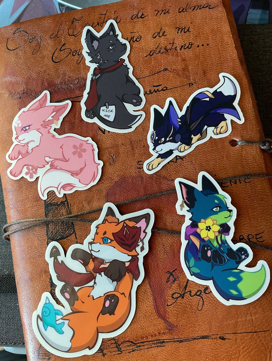 Genshin Impact: Canine Stickers/embroidery Tags - Etsy