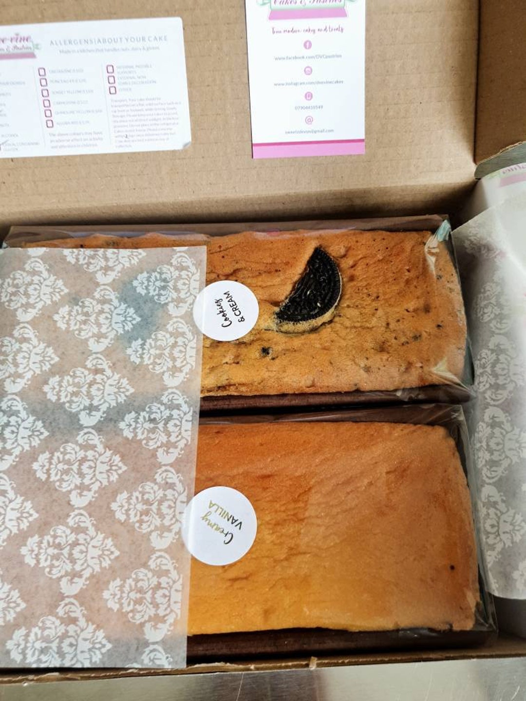 Twin Cake Loaves: Freshly Baked Postal Cakes - Etsy