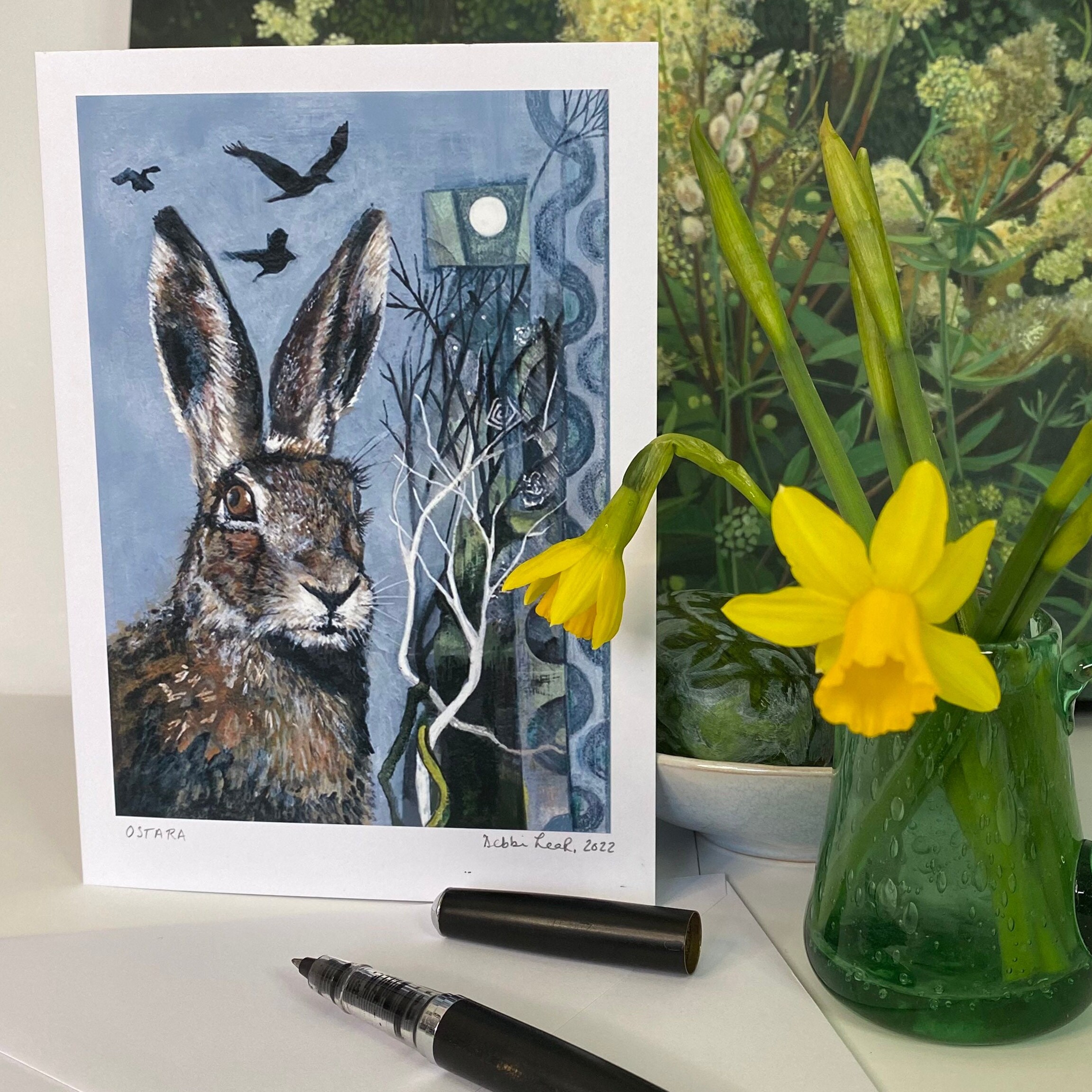 Ostara Signed Art Greeting Card by Debbie Lear for Hotchi-witchi Design ...
