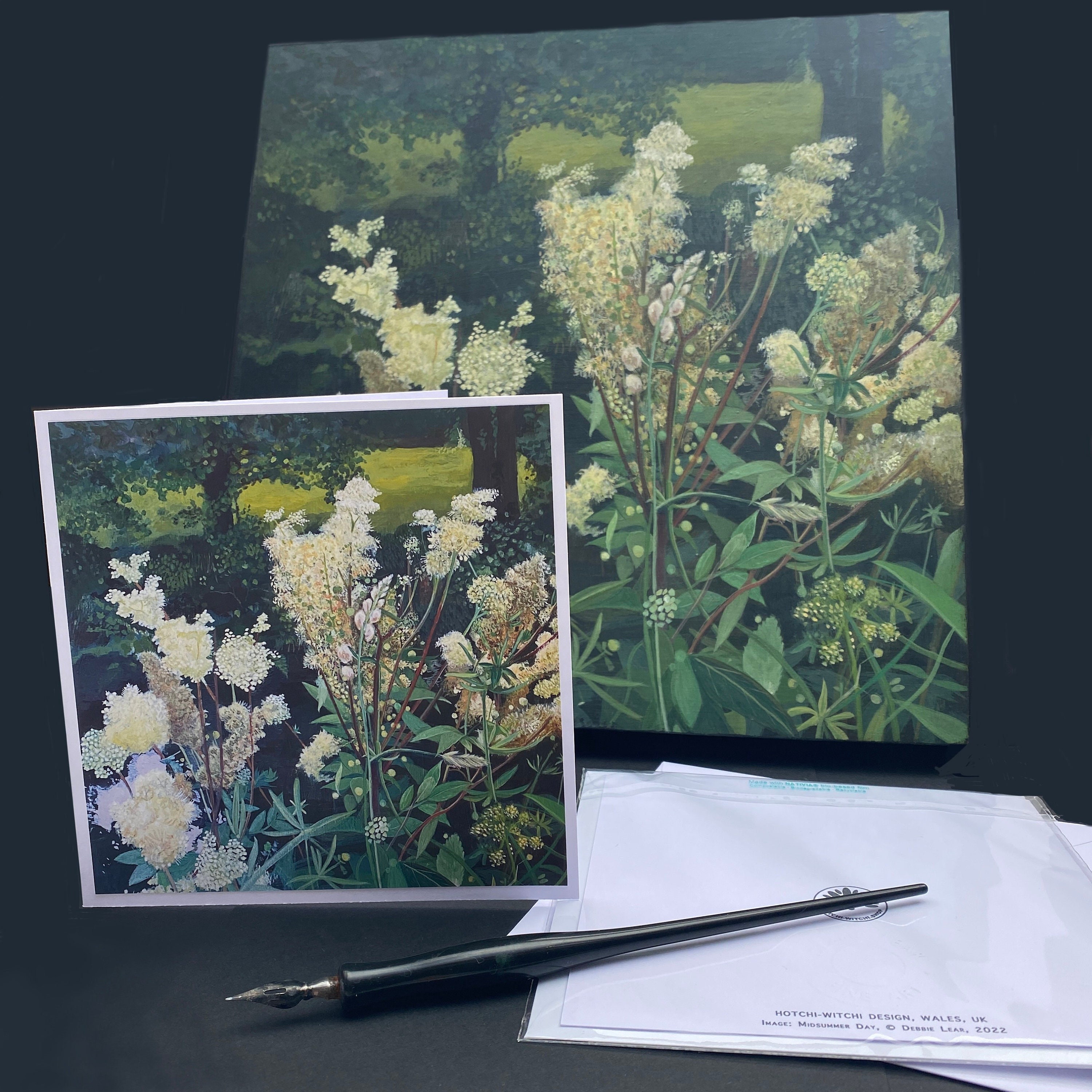 Midsummer Day Art Card From a Painting by Welsh Artist, Debbie Lear - Etsy