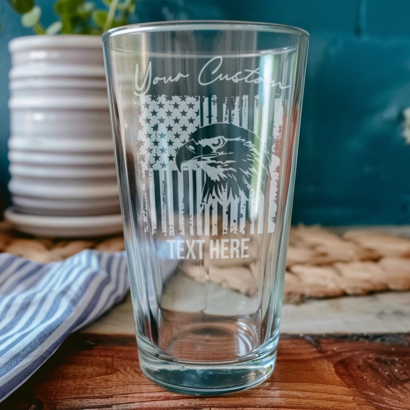 Patriotic Glassware - Etsy