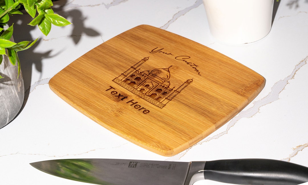 Indian Taj Mahal Cutting Board, Kitchen Decor, Unique Gift Idea, Wooden ...