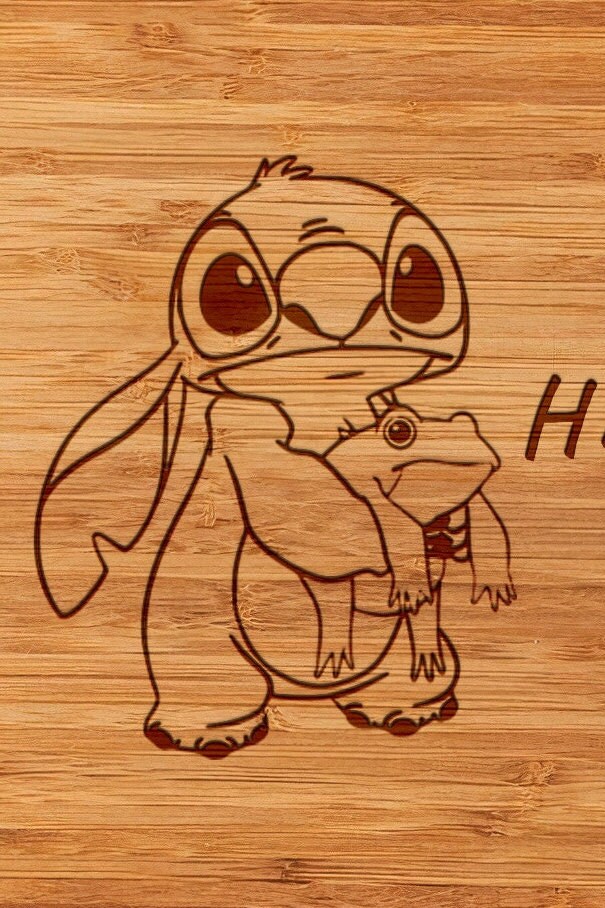 Custom Lilo & Stitch Cutting Board Disney Lilo and Stitch | Etsy
