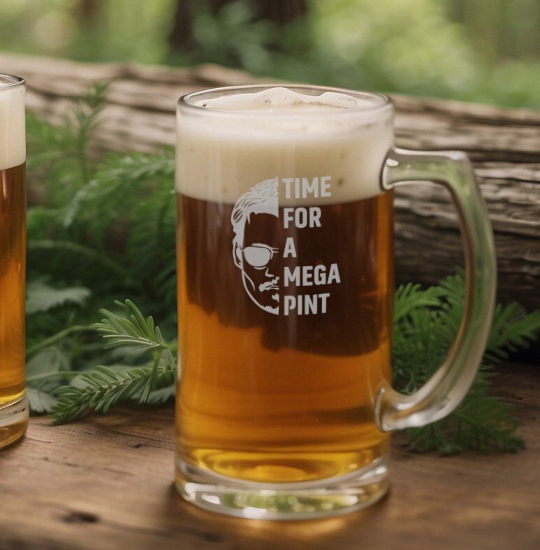 Mega Pint Johnny Depp Mug - Celebrity Toast, Engraved Fun, Barware ...