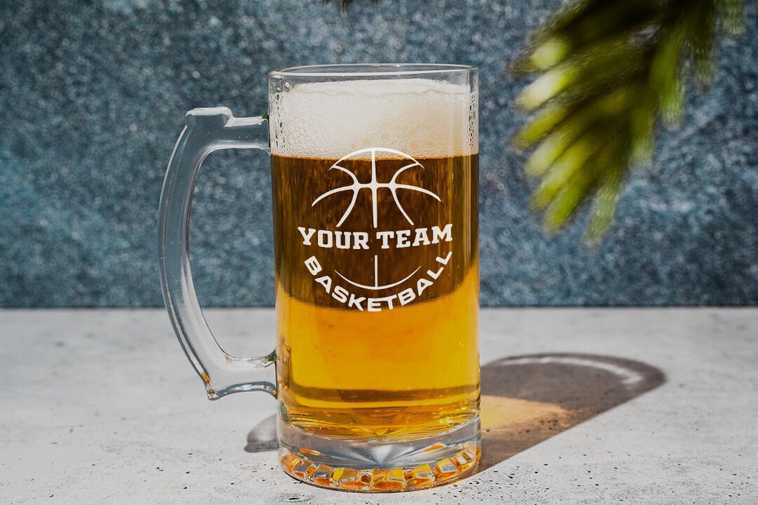 Basketball Team Beer Mugs, Custom Basketball Team Gift, Gift for ...