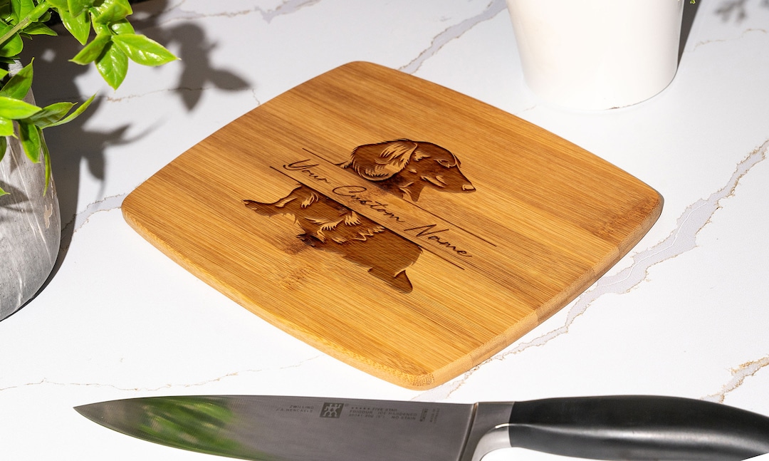 Dachshund Cutting Board, Kitchen Decor, Gift for Dog Lovers, Wooden ...