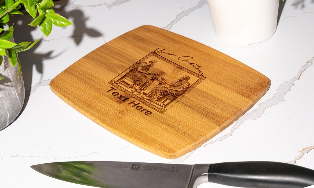 Socrates Debate Cutting Board, Kitchen Decor, Gift for Philosophers ...