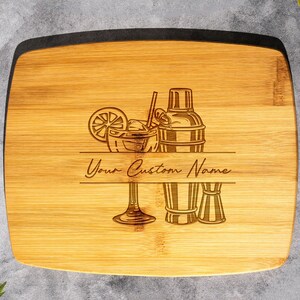 Cocktail Cutting Board, Mixed Drink Shaker, Home Bar Essentials ...