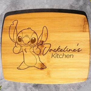 Personalized Stitch Cutting Board - Lilo & Stitch Decor, Cute Lilo ...