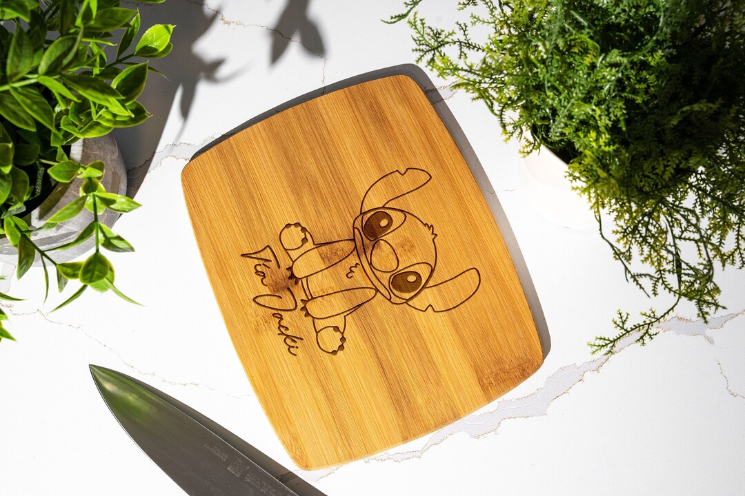Personalized Lilo and Stitch Cutting Board Lilo & Stitch Decor ...