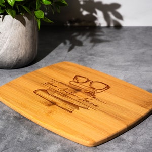 Book Shaped Cutting Board - Etsy