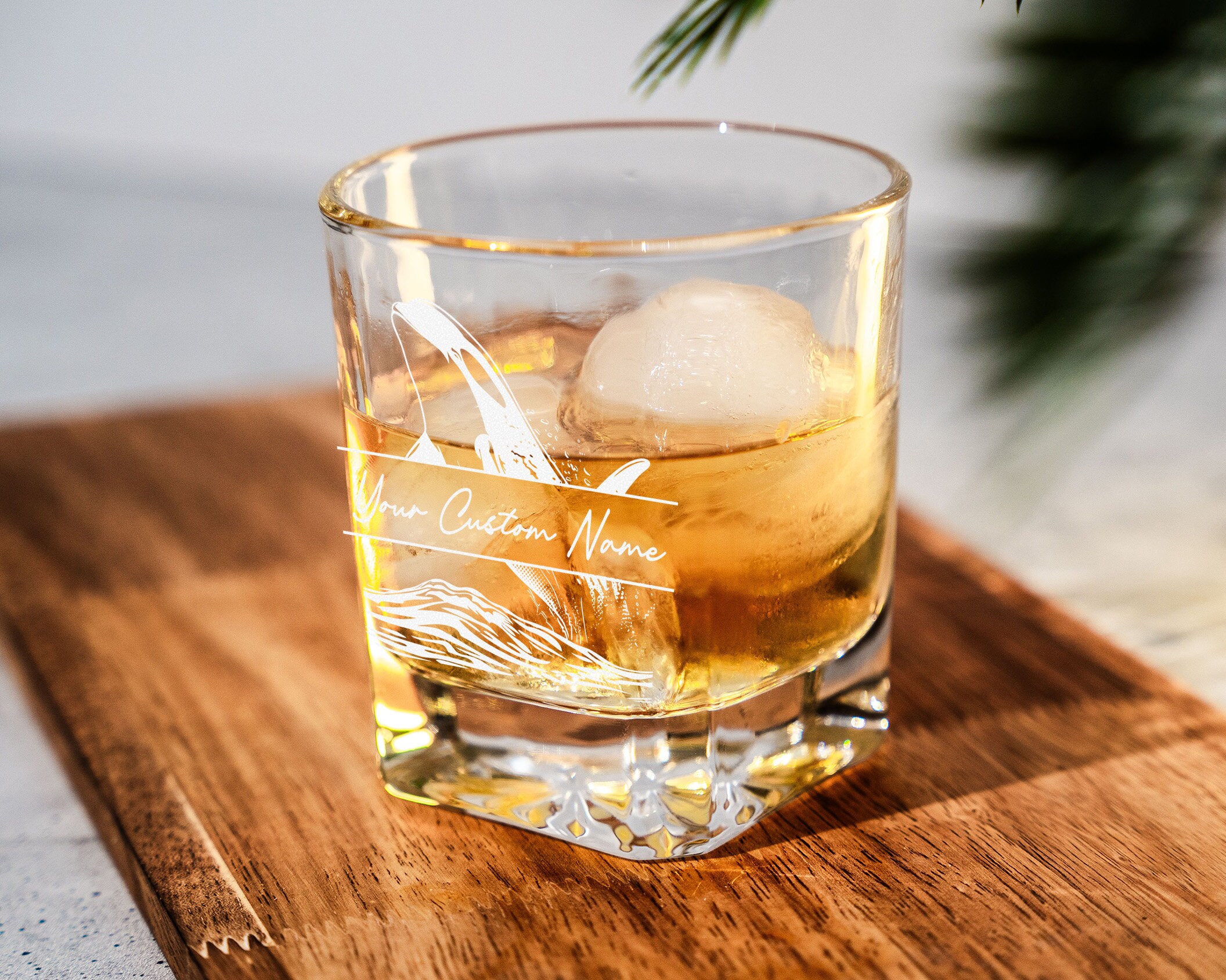 Ocean-inspired Whiskey Glass, Ocra Breaching, Ocean Surface Design ...