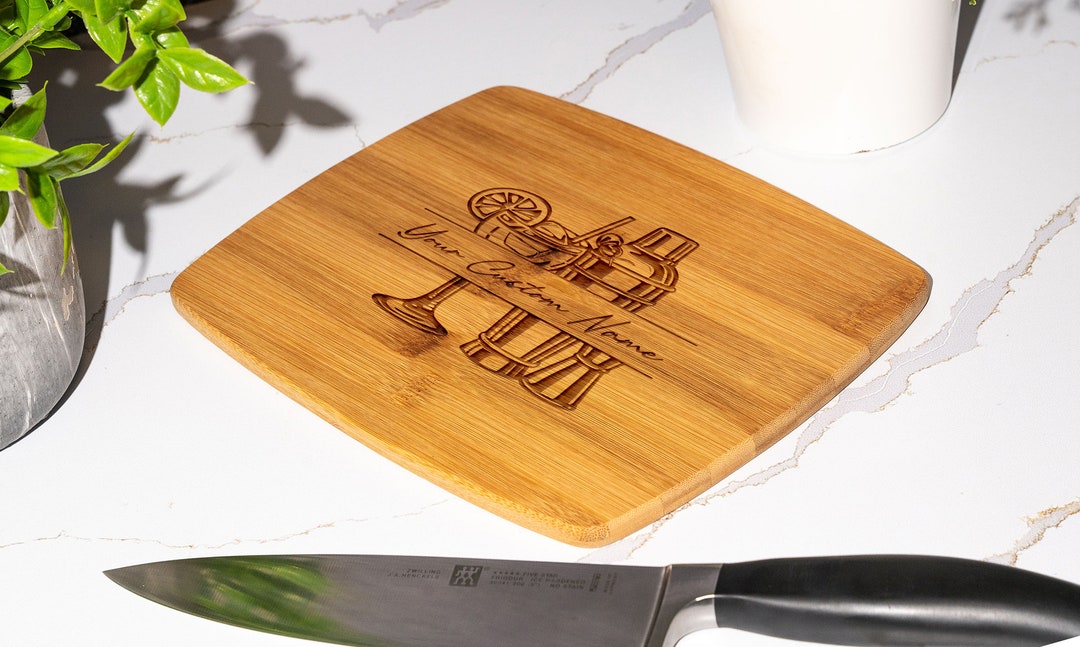 Cocktail Cutting Board, Mixed Drink Shaker, Home Bar Essentials ...