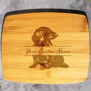 Dachshund Cutting Board, Kitchen Decor, Gift for Dog Lovers, Wooden ...