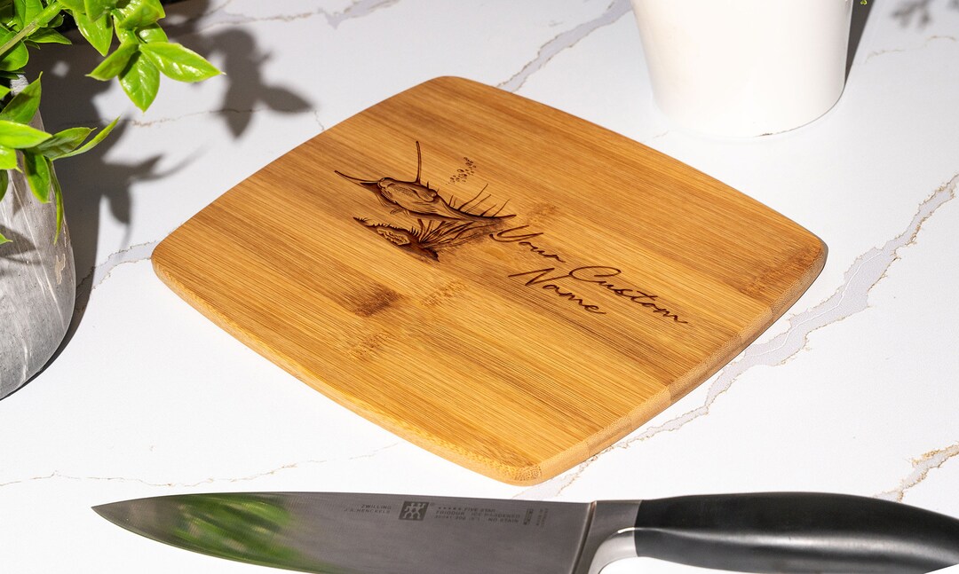 Stingray Ocean Cutting Board, Marine Life Kitchen Decor, Ocean Themed ...